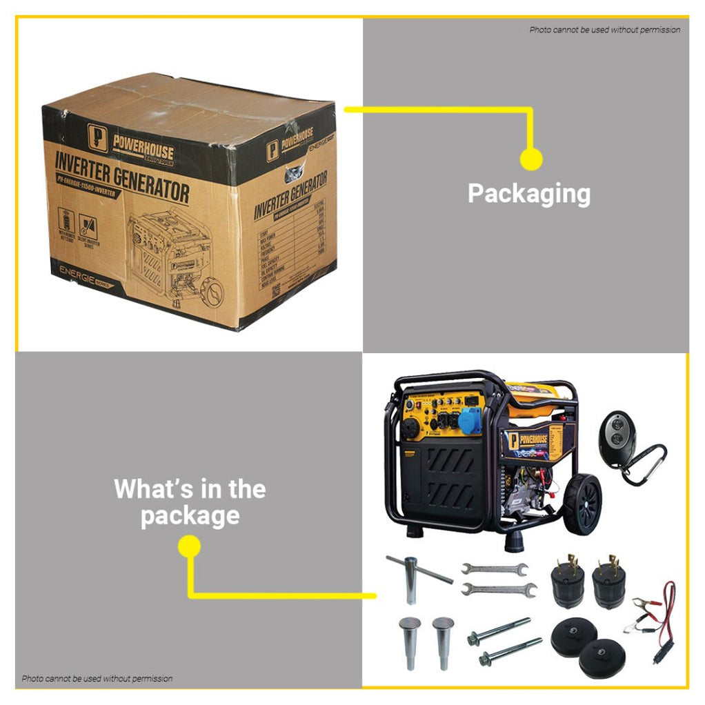 BUILDMATE Powerhouse Energie Series Smart Inverter Gasoline Generator ...