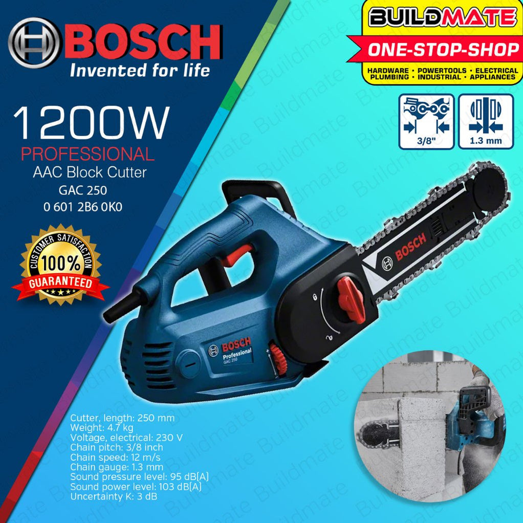 BUILDMATE Bosch 1200W General Purpose Saw AAC Concrete Block Cutter wi ...