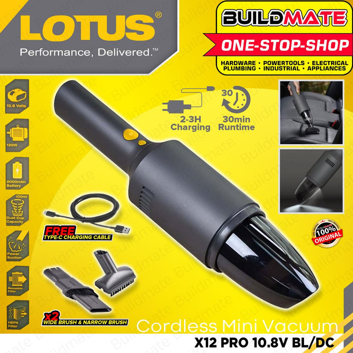 BUILDMATE Lotus Cordless Handheld Handy Mini Vacuum Brushless DC Motor ...