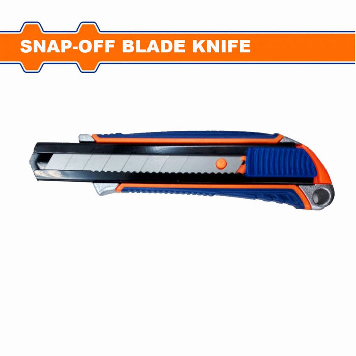 BUILDMATE Wadfow Snap-Off Blade Knife Cutter with Flat Push Button Han ...