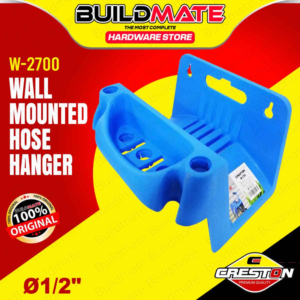 BUILDMATE Creston Wall Mounted Hose Hanger Ø1/2" Outdoor Hangable Gard ...