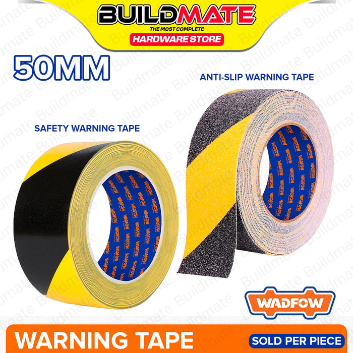BUILDMATE Wadfow 30Mx50MM Safety Warning Tape / 5Mx50MM PVC Anti-Slip ...