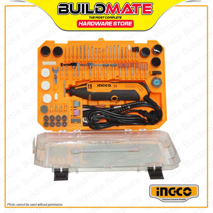 BUILDMATE Ingco Mini Die Grinder 130W with 252pcs Accessories Kit Elec ...