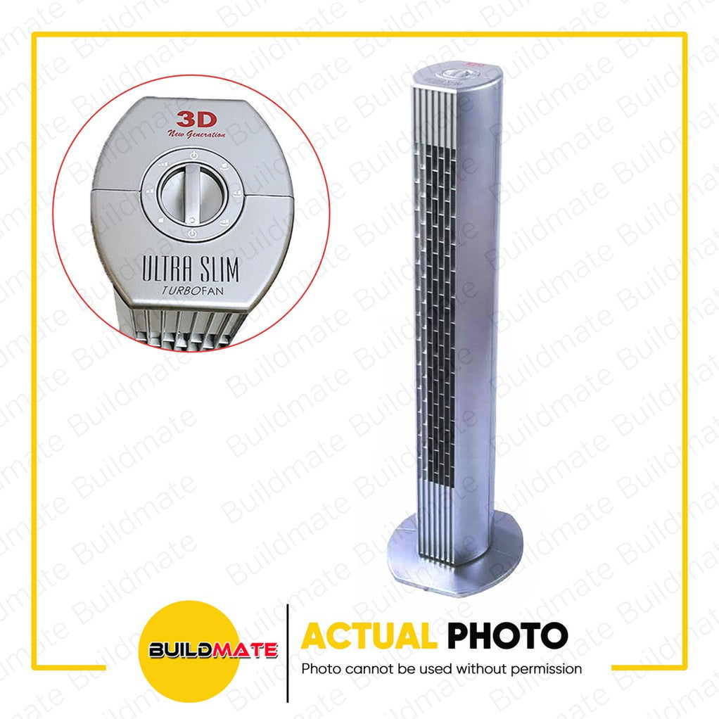 3D Ultra Slim Tower Fan 40W •BUILDMATE• — Buildmate