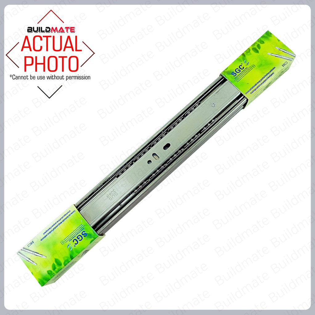 BUILDMATE S.G.C. Stainless Steel Ball Bearing Drawer Slide Guide 14"-2 ...