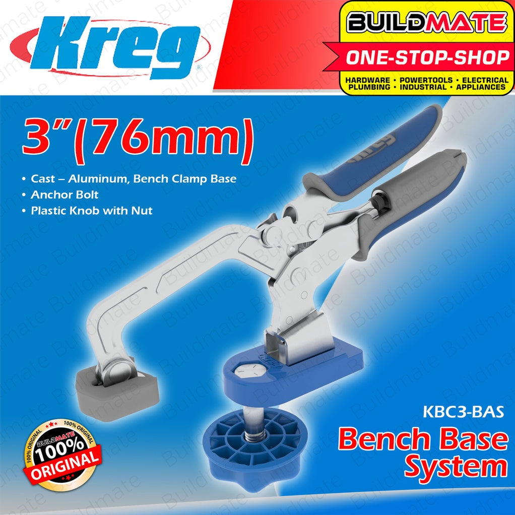 KREG Bench Clamp with Bench Clamp Base System KBC3-BAS •BUILDMATE ...