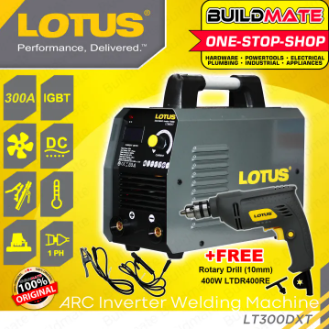 [FREE Rotary Drill 400W] LOTUS 300A Arc Inverter Welder Welding Machin ...