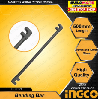 INGCO Bending Bar 500mm HBB10121 •BUILDMATE• IHT — Buildmate
