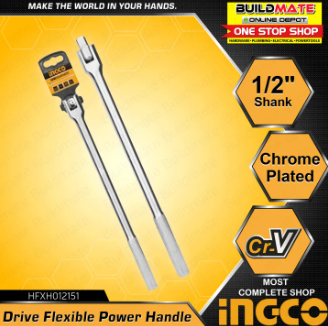 INGCO Flexible Handle 1/2" HFXH012151 •BUILDMATE• IHT — Buildmate