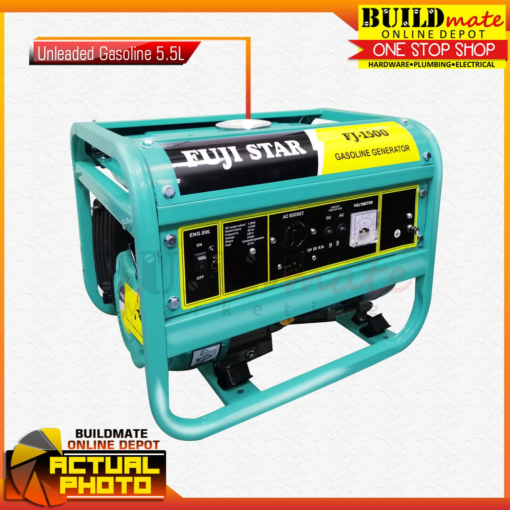FUJISTAR Gasoline Generator FJ-1500 / NORTON •BUILDMATE• — Buildmate