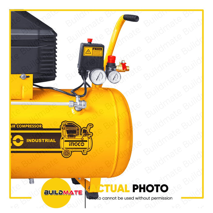 INGCO INDUSTRIAL 50L Air Compressor 2.5HP AC25508P •BUILDMATE• IPT ...