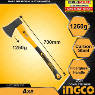 INGCO Axe 1250g Fiberglass Handle HAX02012508 •BUILDMATE• IHT — Buildmate