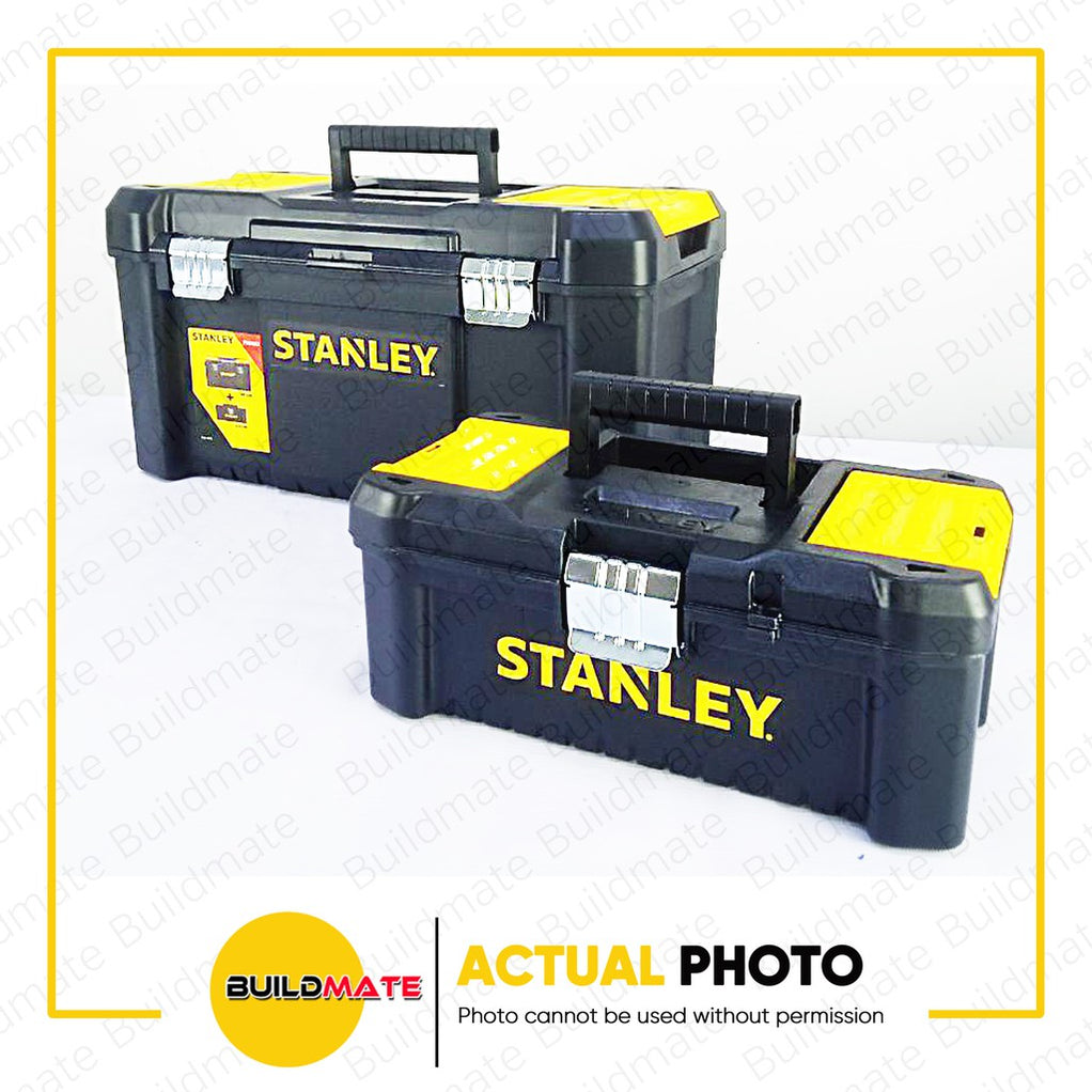 STANLEY 19" Essential Tool Box with Metal Latches +FREE 12.5" Toolbox ...