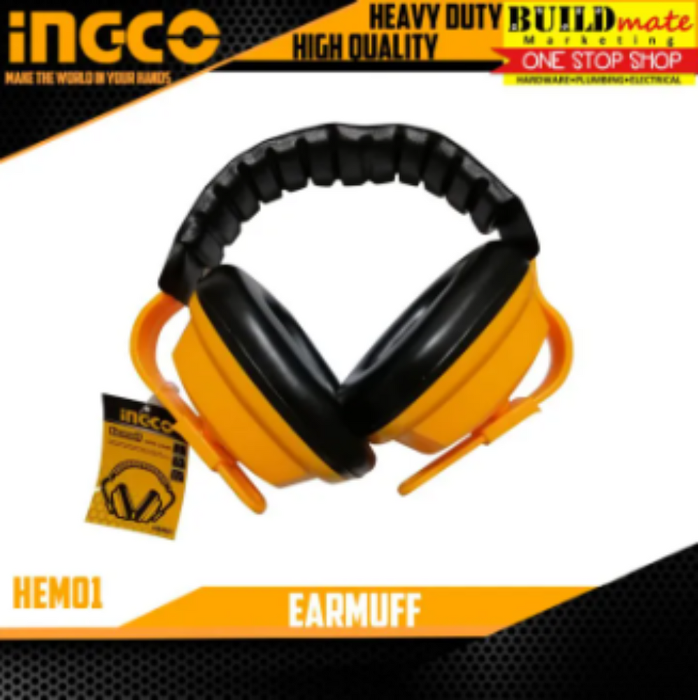 BUILDMATE Ingco Soundproof Ear Muff Protector Earmuffs Noise Reduction ...