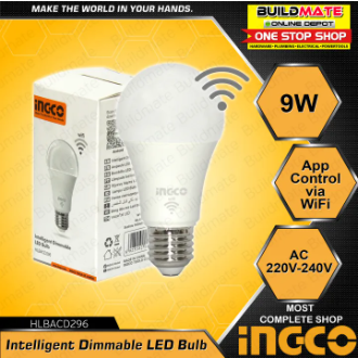 INGCO Intelligent Dimmable LED Bulb 9W HLBACD296 •BUILDMATE• IHT ...
