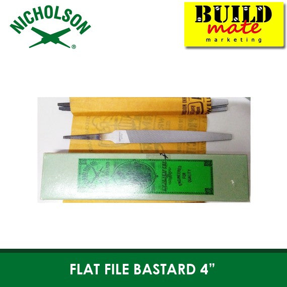 Nicholson Flat File (Bastard) 4" — Buildmate