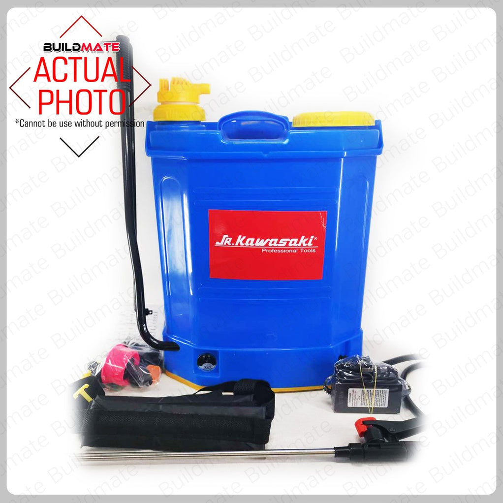 JR KAWASAKI 2in1 Dual Function Manual/Battery Operated Knapsack Spraye ...