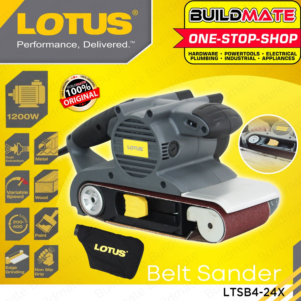 LOTUS Power Belt Sander 1200W LTSB4-24X 100% ORIGINAL / AUTHENTIC •BUI ...