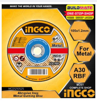 INGCO Abrasive Metal Cutting Disc Blade 1PC And 5PCS Discs For Grinder ...