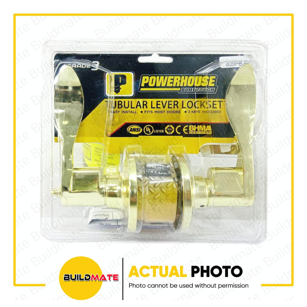 BUILDMATE Powerhouse PRO SERIES Tubular Entrance Lever Curved Lockset ...