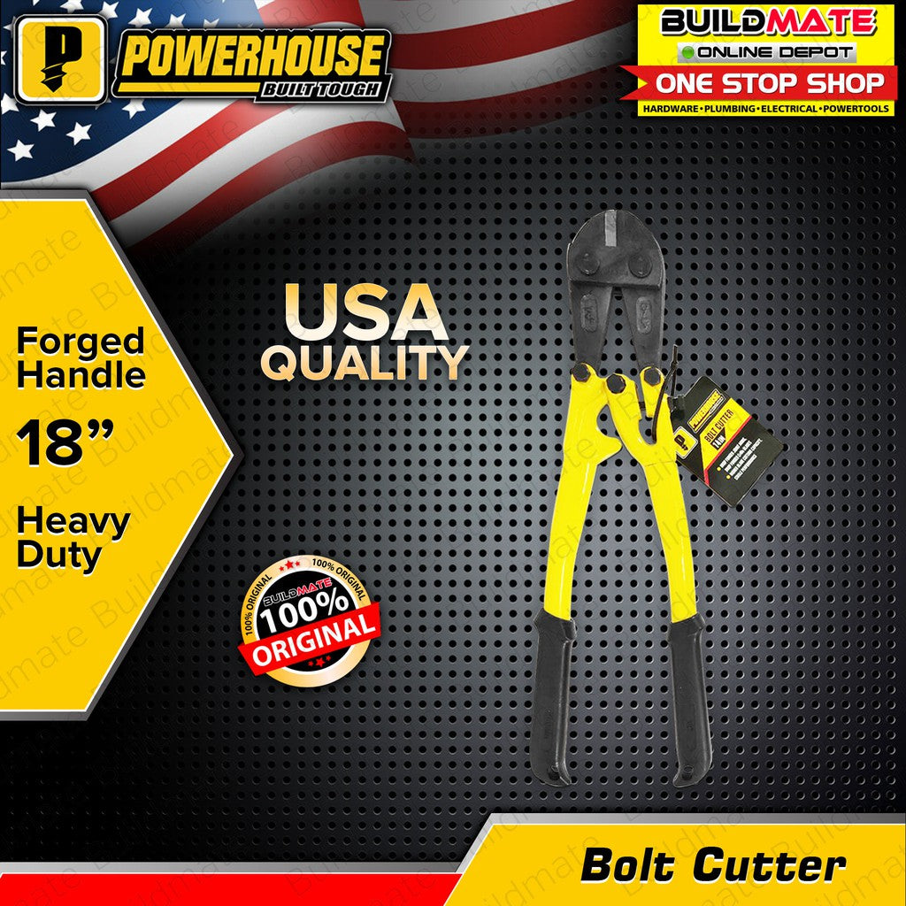 BUILDMATE Powerhouse Bolt Cutter Forged Handle 18" Heavy Duty - PHHT ...