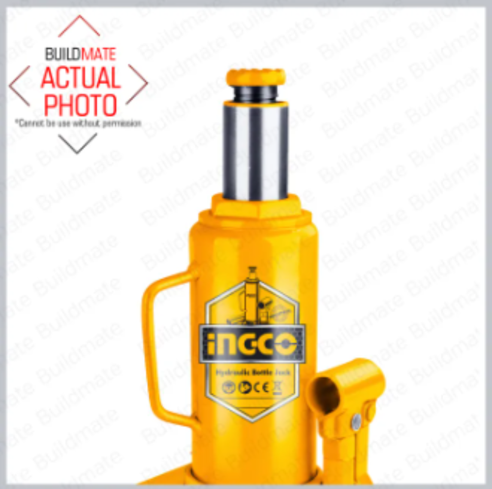 INGCO Hydraulic Bottle Jack 6 TONS HBJ602 •BUILDMATE• IHT — Buildmate