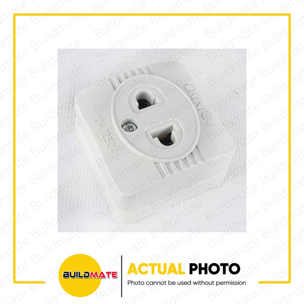 OMNI Surface Single Convenience Outlet WSO001 •BUILDMATE• — Buildmate