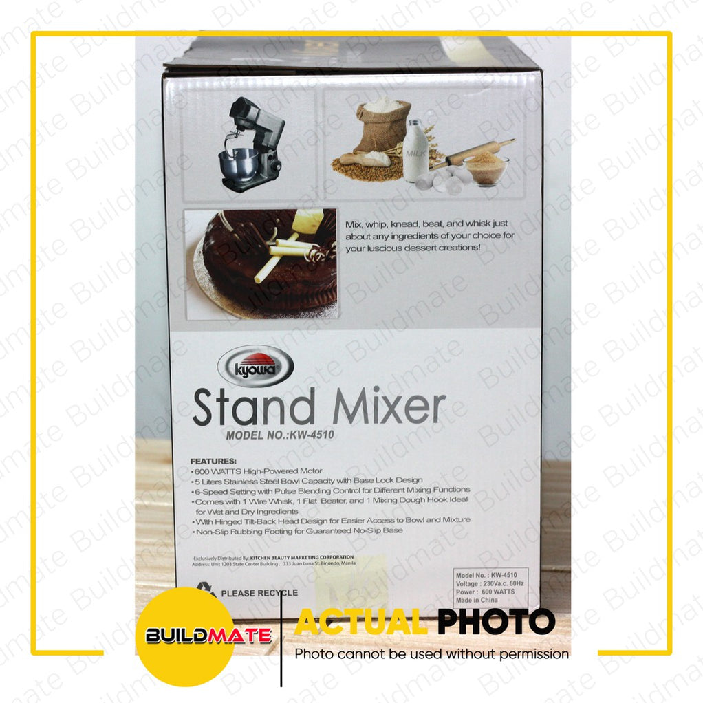 KYOWA Electric Hand Mixer 5-Speed 150W with Turbo Control Switch KW440 ...