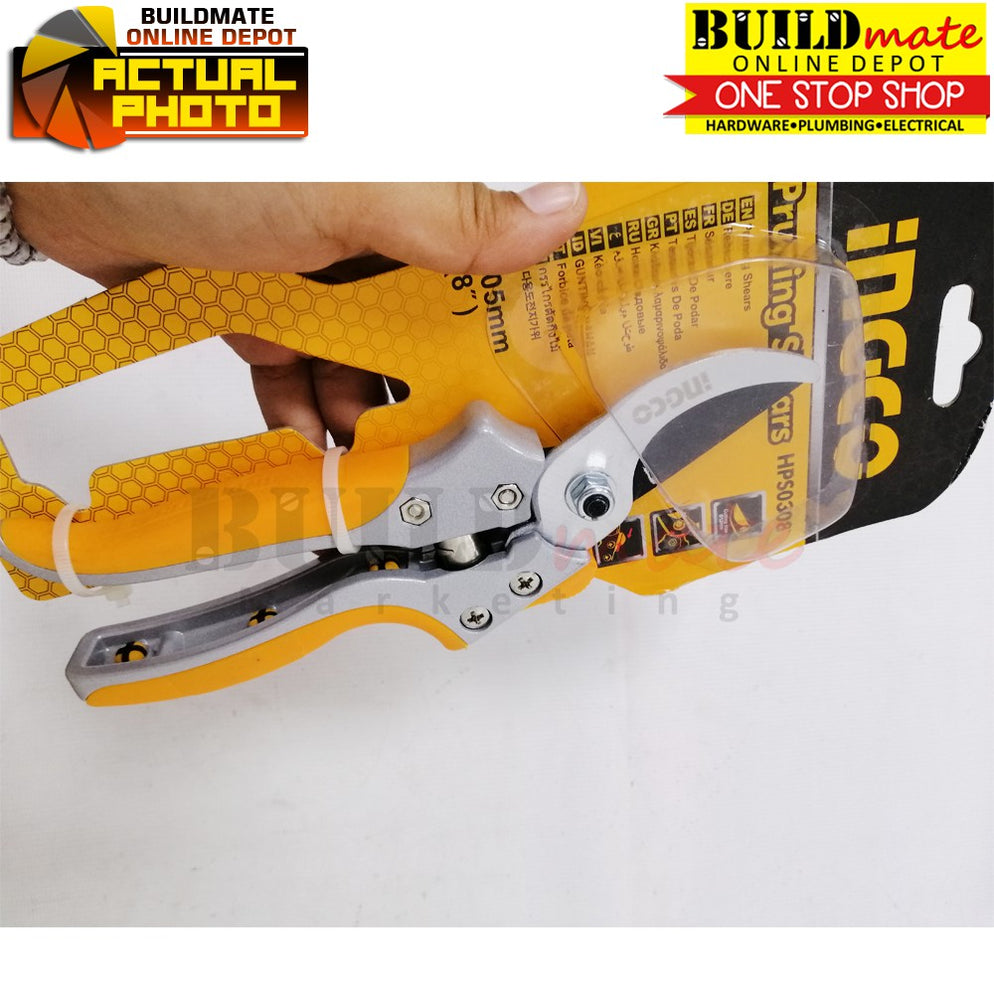 INGCO Pruning Shear Plant Scissor Stem Cutter 8" 205mm HPS0308 •BUILD ...