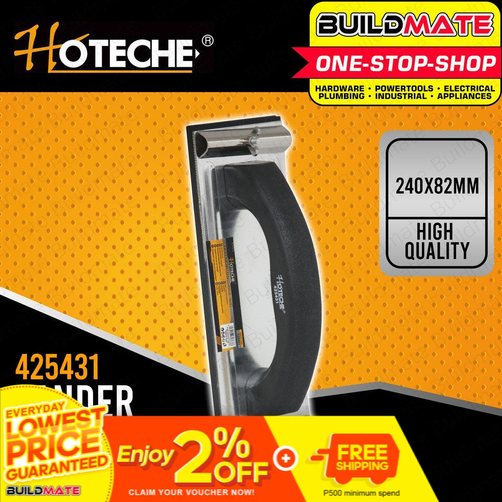 HOTECHE Sander Block 240 x 82mm HTC-425431 •BUILDMATE• — Buildmate