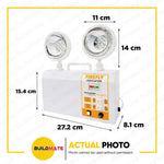 FIREFLY Rechargeable LED Twin Head Lamp Emergency Light FEL201L •BUILD ...