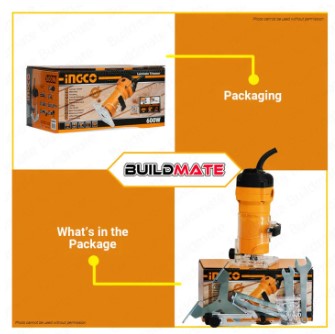 INGCO Laminate Trimmer Palm Router Mini 600W 1/4" PLM6001 NEW MODEL FO ...