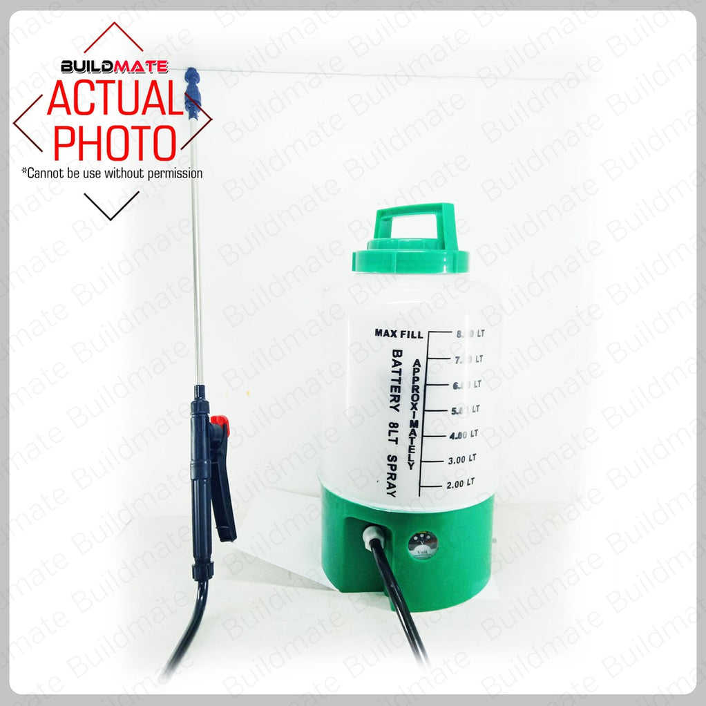 MEGA 8L Battery Operated Rechargeable Sprayer •BUILDMATE• — Buildmate