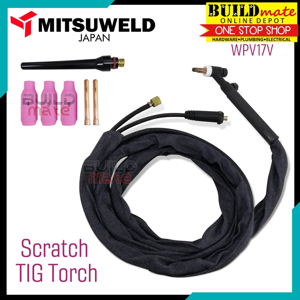 MITSUWELD Scratch TIG Torch 3M WP-17V •BUILDMATE• — Buildmate