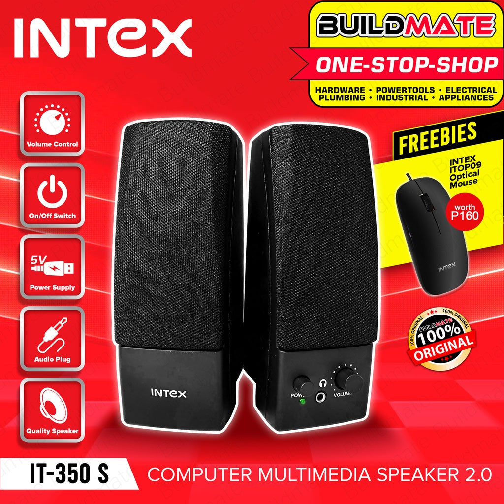 INTEX Computer Audio Speaker 2.0 IT350S 100% ORIGINAL / AUTHENTIC •BUI ...
