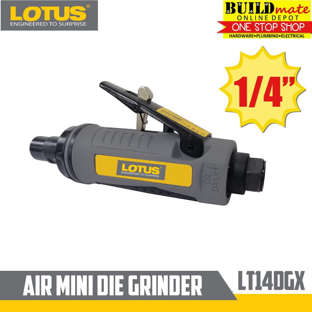 LOTUS Pneumatic Air Mini Die Grinder 1/4" LT14DGX •BUILDMATE• LPT ...