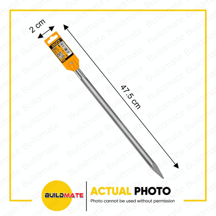 INGCO SDS Max Pointed Chisel 18 x 400mm DBC0214001 •BUILDMATE• IHT ...