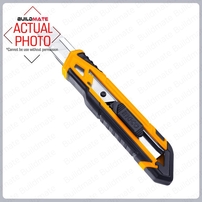 Buildmate Ingco Snap Off Blade Knife 18mm X 100mm Sk5 Heavy Duty Blade
