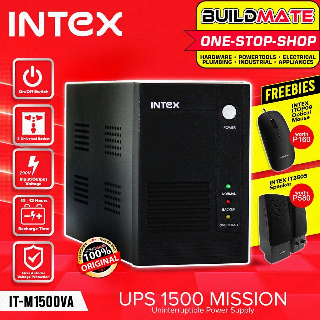 INTEX UPS Uninterruptible Power Supply 1500VA ITM1500VA 100% ORIGINAL ...