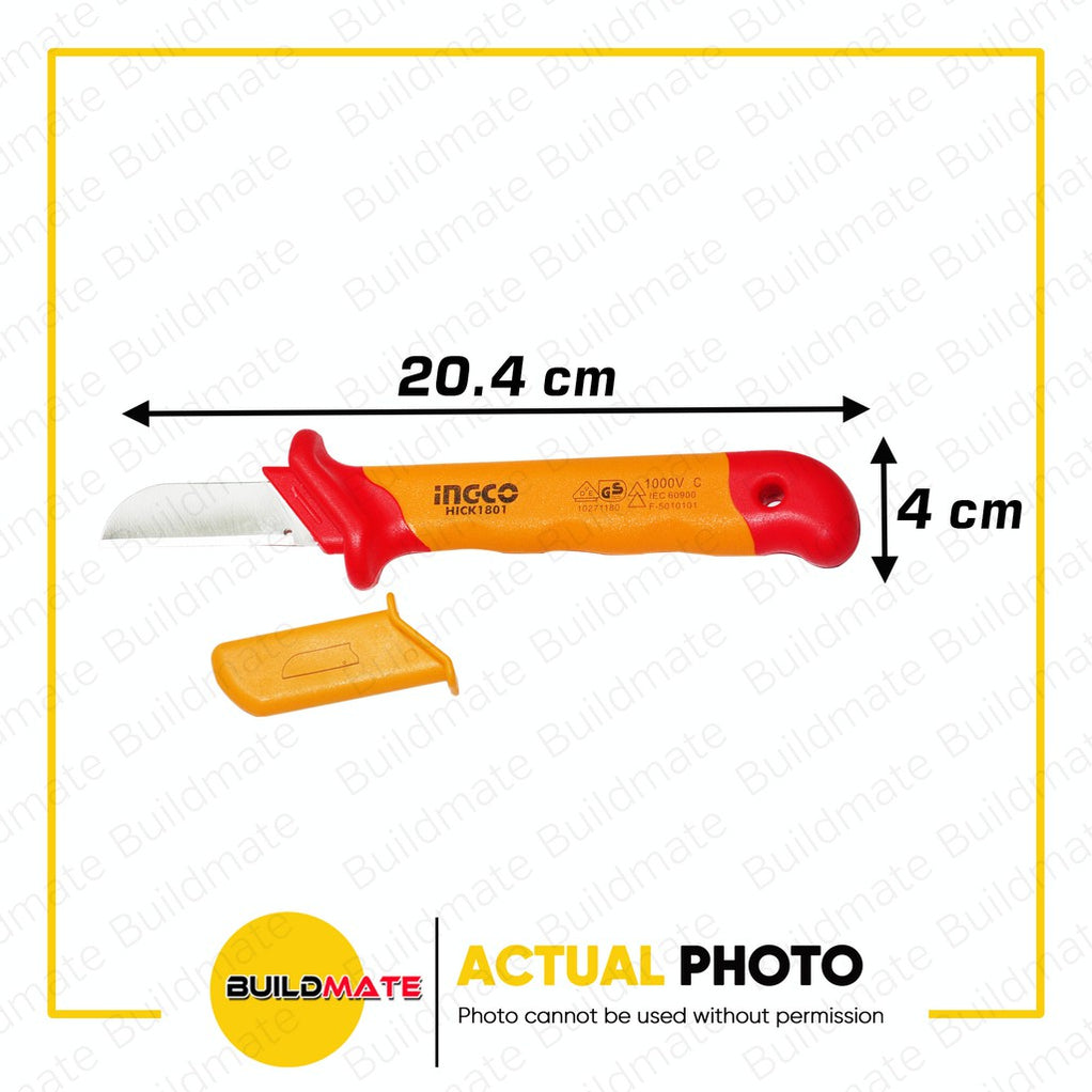 INGCO Insulated Cable Knife 50 x 180mm HICK1801 •BUILDMATE• IHT — Buildmate