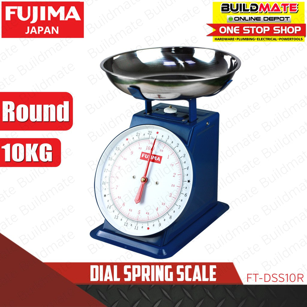FUJIMA Dial Spring Scale Round 10kg Timbangan FT-DSS10R •BUILDMATE ...