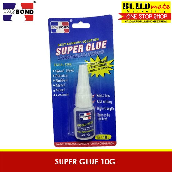 EVO BOND Super Glue for DIY Crafts 10g — Buildmate