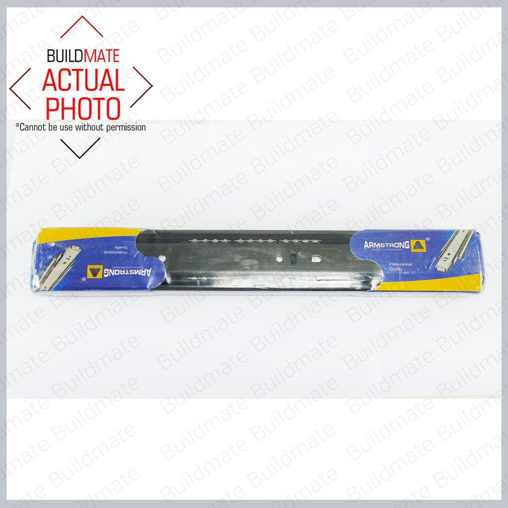 ARMSTRONG Ball Bearing Drawer Slide Guide 3 Fold Heavy Duty •BUILDMATE ...