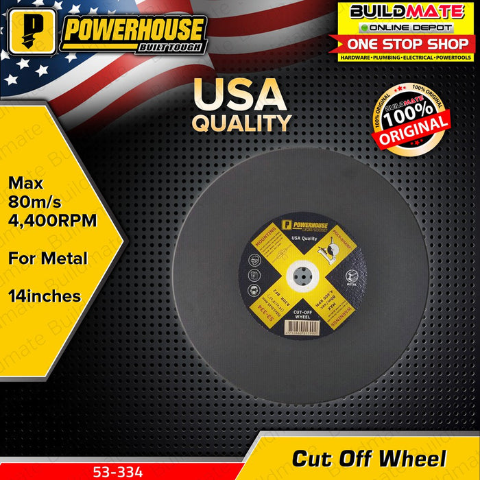 BUILDMATE Powerhouse 14" 2PLY Metal Cutting Wheel Disc Cut Off Machine ...