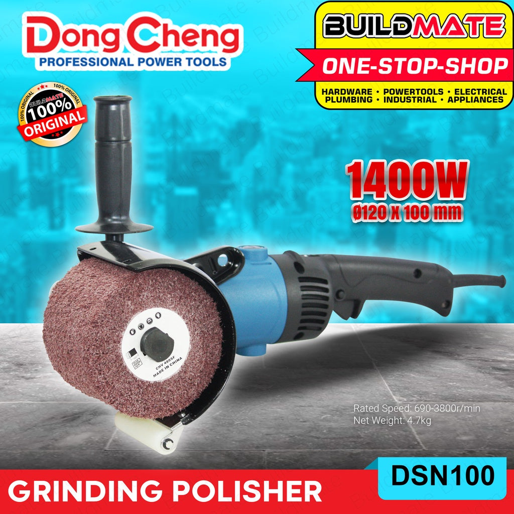 DONG CHENG Electric Grinding Grinder Polisher 1400W DSN100 •BUILDMATE ...