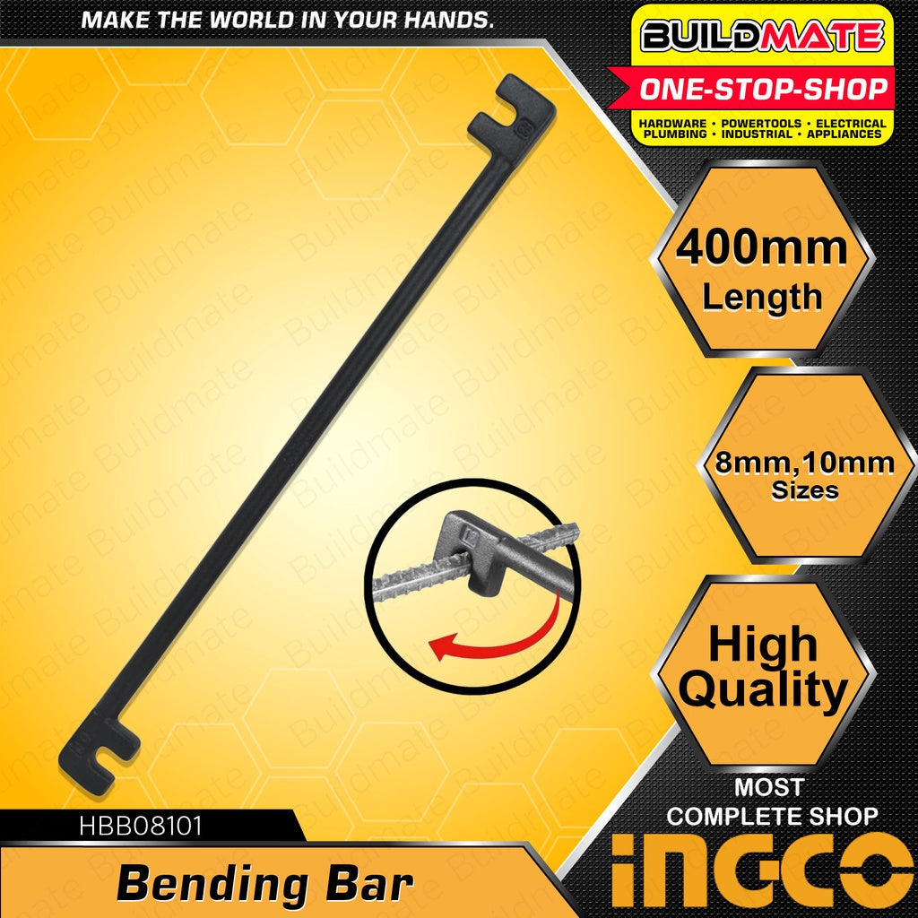 INGCO Hand Steel Metal Bending Bar Rod Tool 8mm & 10mm HBB08101 •BUILD ...