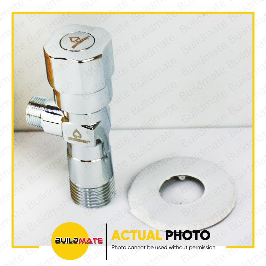 WATERHOUSE 2 Way Brass Angle Valve in Chrome Plated Body 1/2" X 1/2 ...