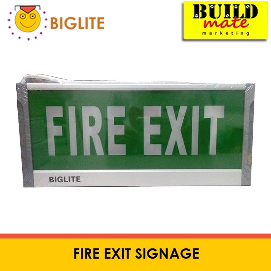 BIGLITE Fire Exit Signage — Buildmate