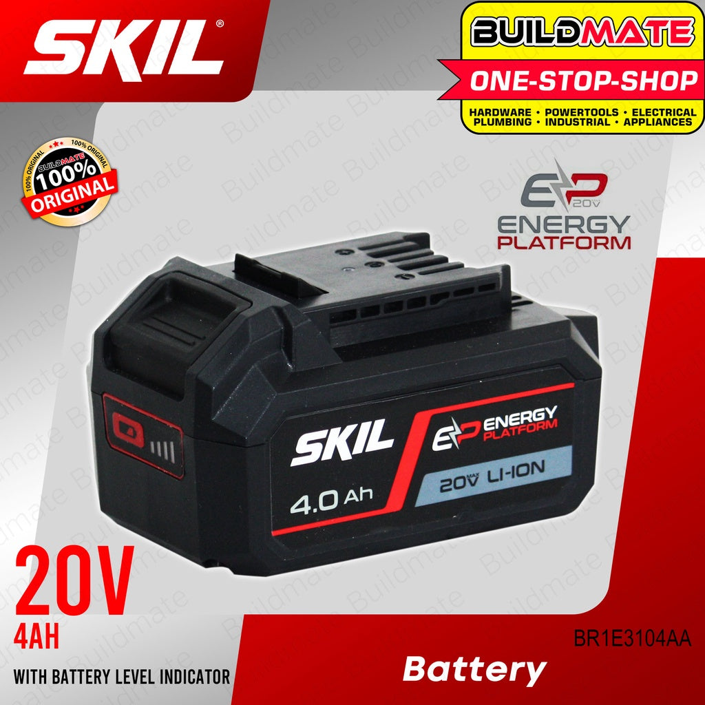 SKIL Lithium Ion Battery Pack 20V 4.0AH Energy Platform BR1E3104AA •BU — Buildmate
