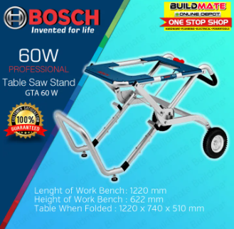 BOSCH Professional GTA 60 W Table Saw STAND ONLY 0601B12000 •BUILDMATE ...